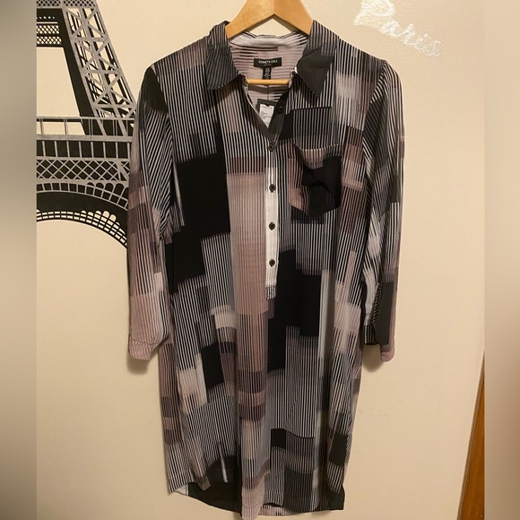 Kenneth Cole New York | Tops | Nwt Kenneth Cole 34 Top Double Layered M ...